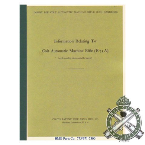 R75A INSERT Handbook - Browning Machine Gun Manual